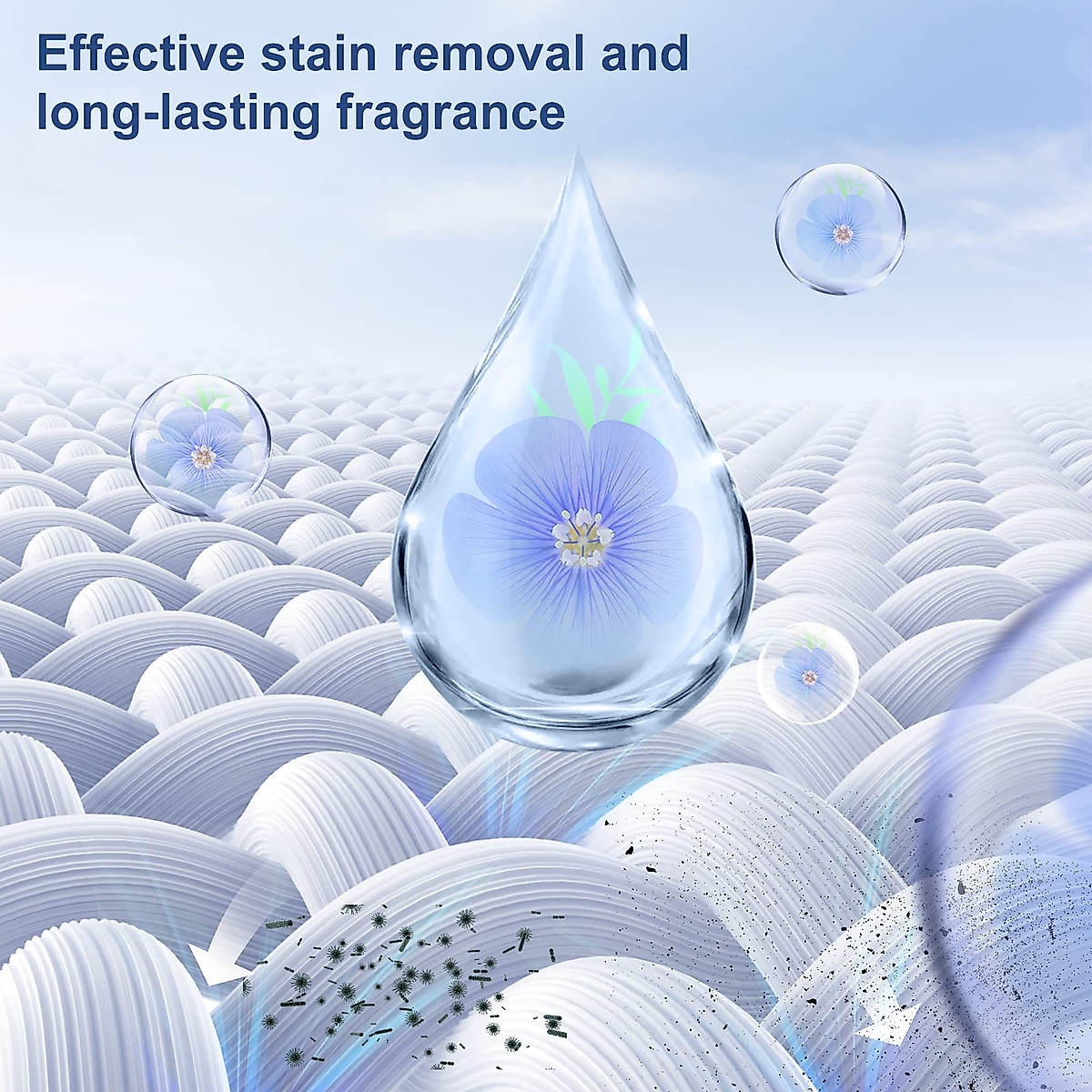 Laundry Detergent Sheets, 200 Sheets Fresh Linen Scent Laundry Sheets - Eco-Friendly Hypoallergenic Liquidless Washing Supplies for Dorm Travel Camping, 200 Loads