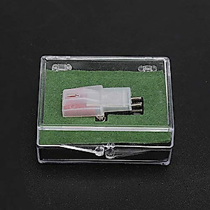 Phonograph Stylus Needle, Electromagnetic Dual Moving Magnet Stereo Vinyl Record Player Stylus Needle, Stylus Needle for Vinyl Record Player