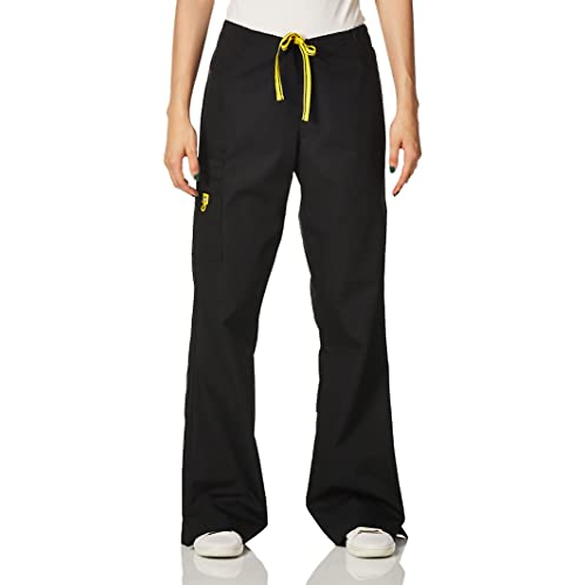 WonderWink Origins Women’s Romeo Flare Leg Cargo Pant - Black, XL