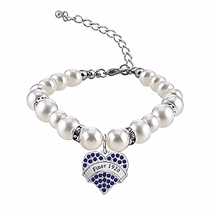 UJIMS Finer Women Bead Bracelet Gift for Women Girl Greek Sorority Jewelry BFF Sisterhood Gift(Finer20 Bead Bracelet)