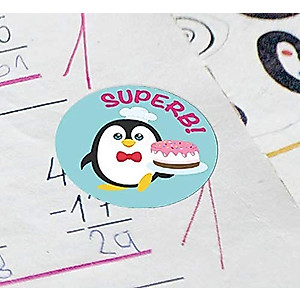 Sweetzer &amp; Orange Reward Stickers for Teachers. 1008 Stickers for Kids in 9 Designs. 1 Inch School Stickers on Sheets. Teacher Supplies for Classroom, Potty Training Stickers, Motivational Stickers