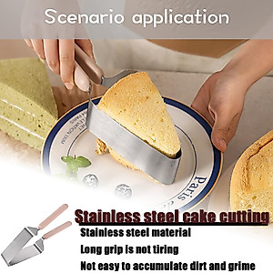 YIRUIDD Cake Divider Stainless Steel Triangular Cake Cutting Cake Divider for Cakes Pie Desserts Bread and Pizza
