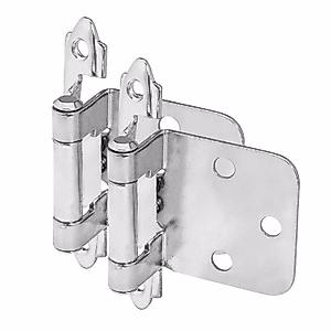 10 Pair Pack - Cosmas 15539-CH Polished Chrome Hinge Variable Overlay (Pair) [15539-CH]