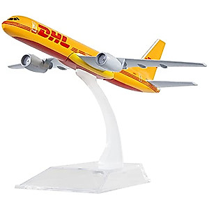 Busyflies Model Airplane 1:400 Scale Diecast Planes Model DHL 757 Model Aircraft Model for Birthday Gift