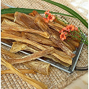 Downtown Pet Supply USA Sourced 4-7" Junior, 25 Pack Beef Tendons for Dogs - Rawhide Free Dog Chews Long Lasting and Non-Splintering - Single Ingredient, Nutrient-Rich Tendon Chews for Dogs