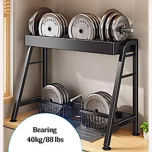 LONONE Black Stainless Steel Dish Drying Rack Over Sink Dish Drainer Drying Rack Kitchen Aid Dish Drying Rack with Drainboard,65cm/25.59in