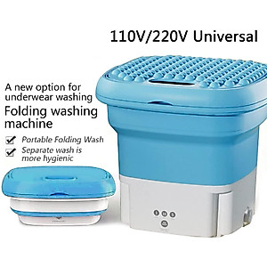 Luxmars Portable Washing Machine and Dryer Combo Mini Folding Washing Machine Washer