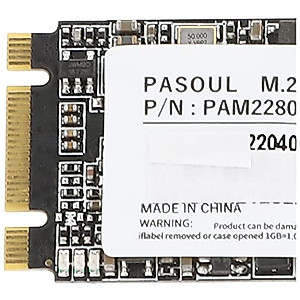 PASOUL SSD 128GB SATA M.2 2280 6GB/s Compliant 3D TLC Max Read 530MB/s Write 400MB PAM2280M2-128