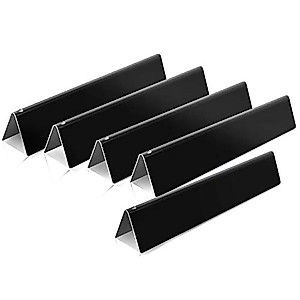 MONIBAQ Flavorizer Bars for Weber Spirit E310 310 Grill Parts, Porcelain-Enameled Flavor Bars Replacement for Weber Spirit 300 Series Grill with UP-Front Controls 15.3 inch Set of 5