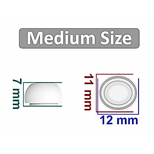 3 Pairs Compatible with AirPods Pro and Pro 2 Ear Tips Buds, Medium Size Replacement Silicone Rubber Eartips Earbuds Gel Cover Accessories Compatible with AirPods Pro 2nd 1st - Medium White