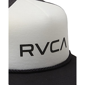 RVCA Men's Staple Foamy Hat, Trucker/Black/White, One Size
