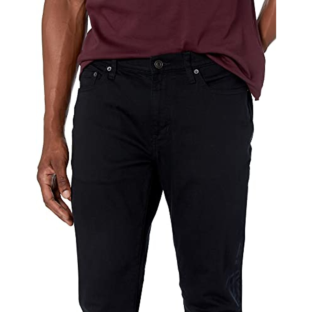 Amazon Essentials Men's Skinny-Fit Stretch Jean, Washed Black, 32W x 33L