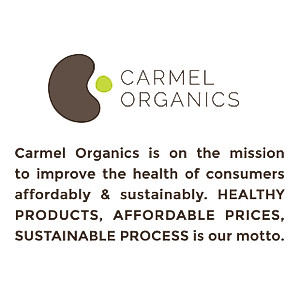 Organic Flax Seeds Whole 8 Ounce or 227g (0.5 Lb) | Non GMO | Kosher | USDA Certified Organic | By Carmel Organics | Unroasted Flax Seed | Plant Based | Linum usitatissimum