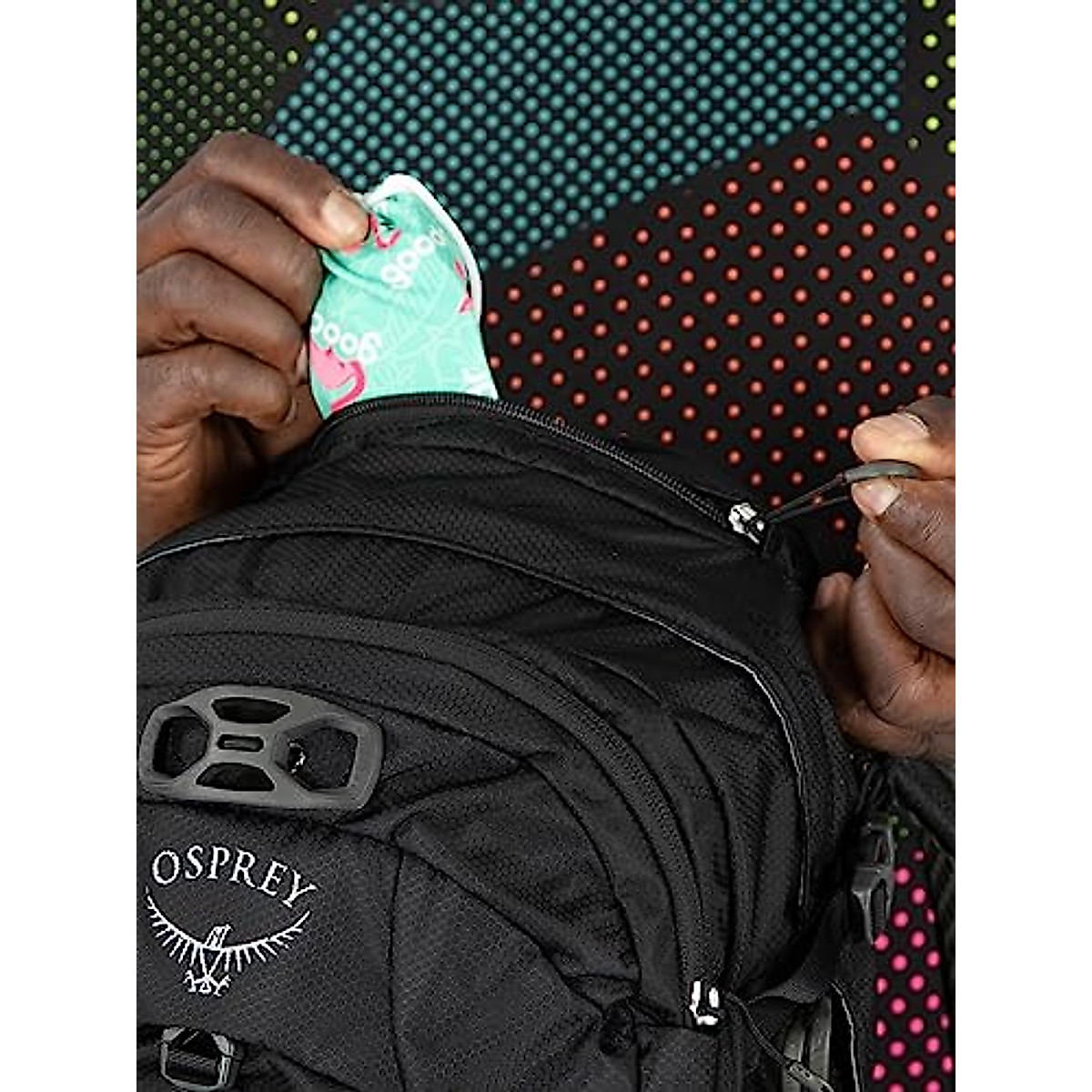 Osprey Syncro 20L Men's Hiking Backpack with Hydraulics Reservoir, Coal Grey