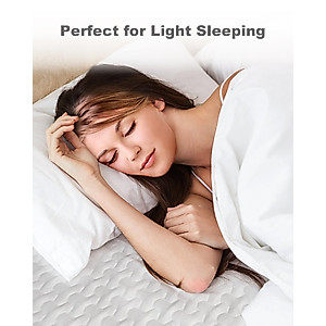 Slumbrae [Twin XL] Mattress Topper, 3" Mattress Topper Twin Extra Long, Memory Foam Mattress Topper Twin XL for College Dorm with Removable Cover and Straps, White