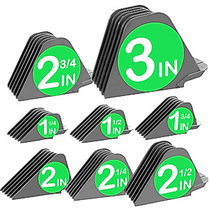 3 Inch Large Clipper Guards, XL Clipper Guards with 8 Cutting Lengths from 3in & 2.75in & 2.5in & 2.25in & 2in & 1.75in & 1.5in & 1.25in Fits Most Wahl Full Size Hair Clippers (8pcs Gray 3 Inch)