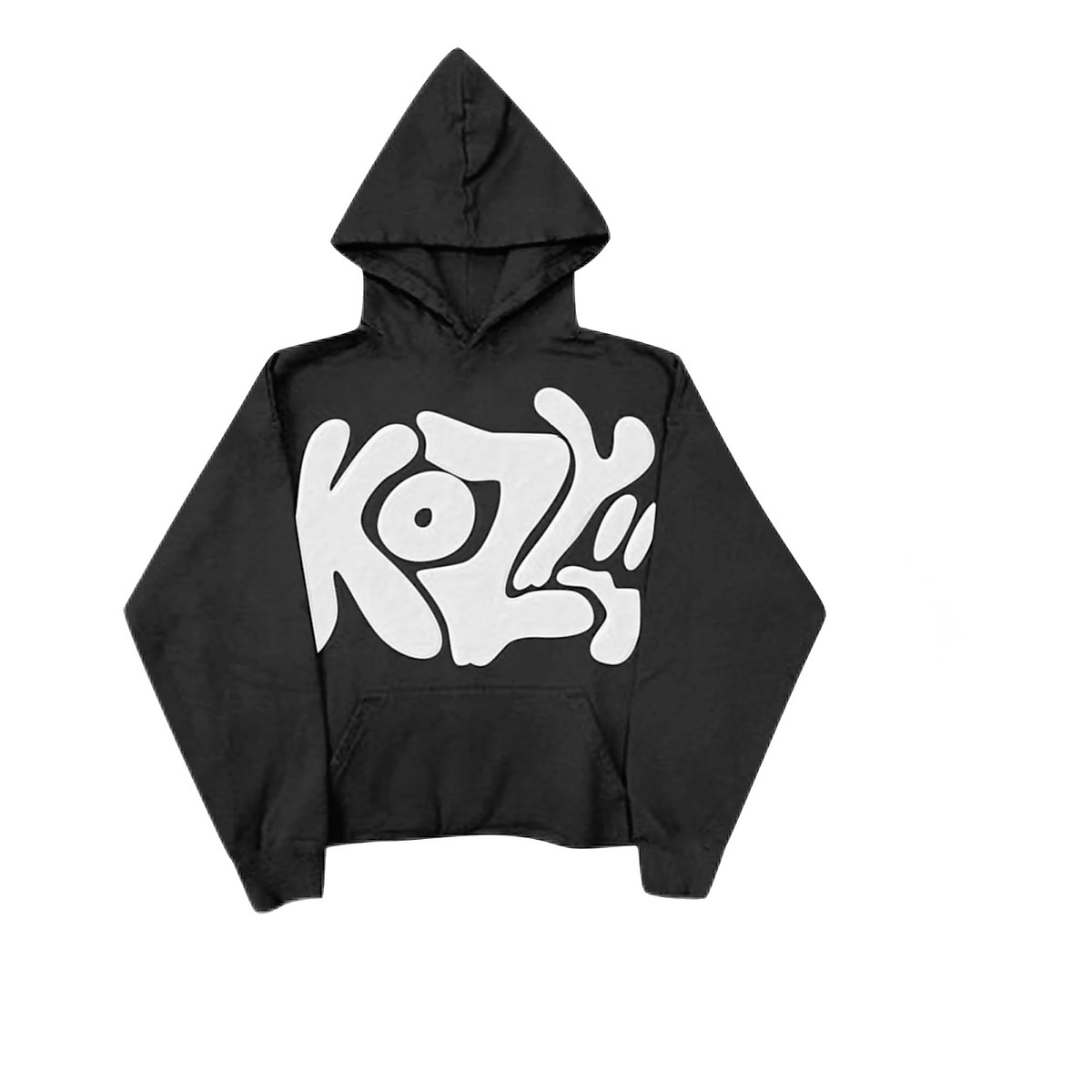 BLUBUKLKUN black women friday deals Kozy Hoodie Y2K Sweatshirt for Men Streetwear Hoodies Graphic Cropped Hoodie Men Unisex Long Sleeve Trendy (Black, S)