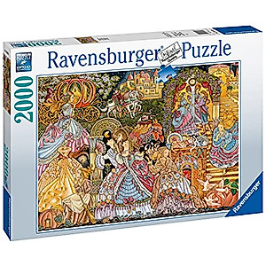 Ravensburger Cinderella 2000 Piece Jigsaw Puzzle for Adults - 16568 - Every Piece is Unique, Softclick Technology Means Pieces Fit Together Perfectly 39 x 30 inches (98 x 75 cm) when complete.