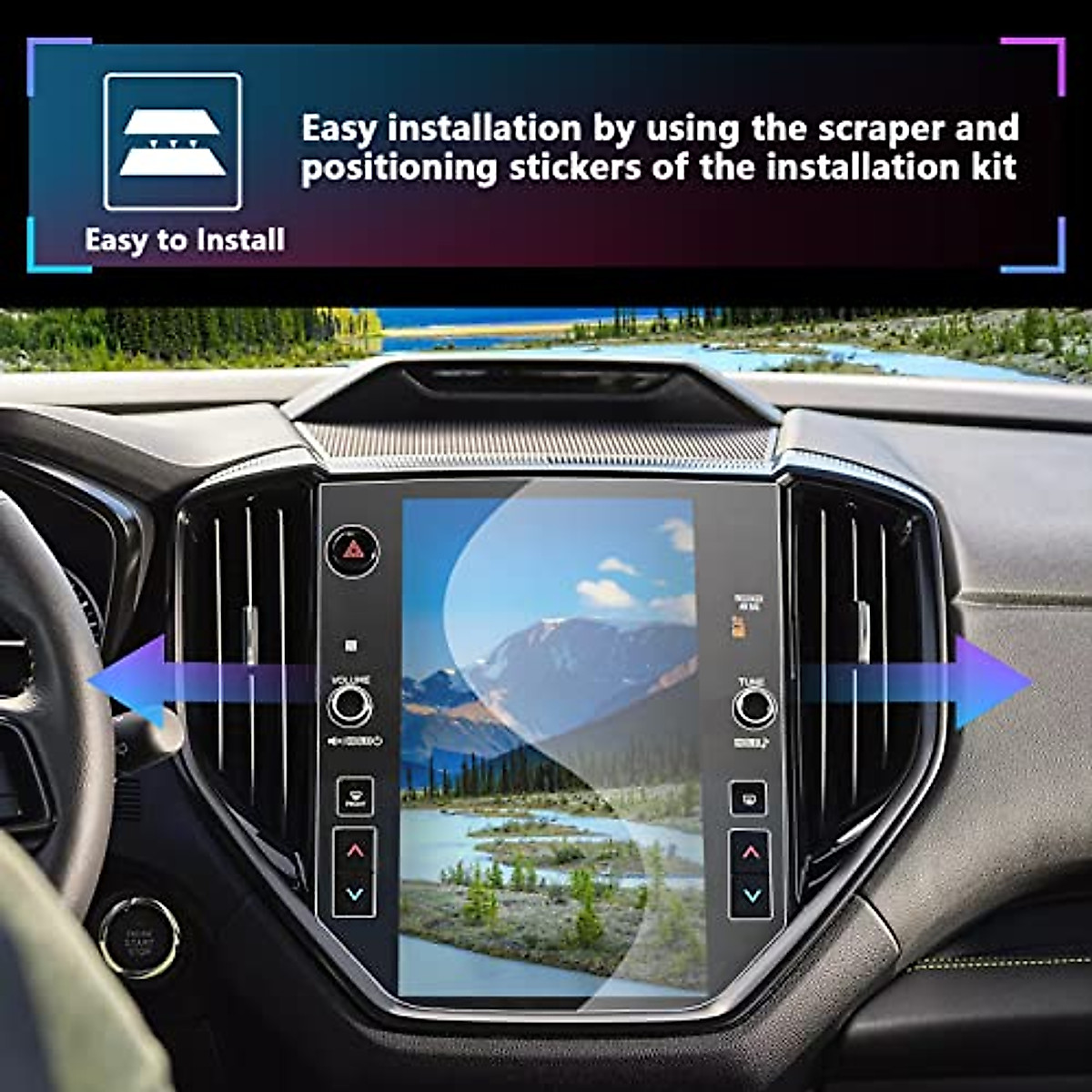 SXCY for 2023 Subaru Ascent 11.6 Inch Screen Protector Foils Touch Screen for 2023 Ascent Premium Limited【NANO】Soft Protective Film for 2023 Ascent 11.6 Inch GPS Stereo 2023 Ascent 11.6 Inch Navigation Display Screen Cover 2023 Ascent STARLINK Multimedi
