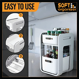Soft Organizer Kitchen organization,cabinet organizer storage Drawer - Under Sink Organizer, For Bathroom Shelf Space Rack, Multifunctional Storage