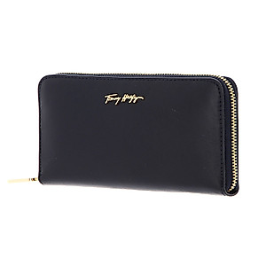 Tommy Hilfiger Blue Leather Wallet