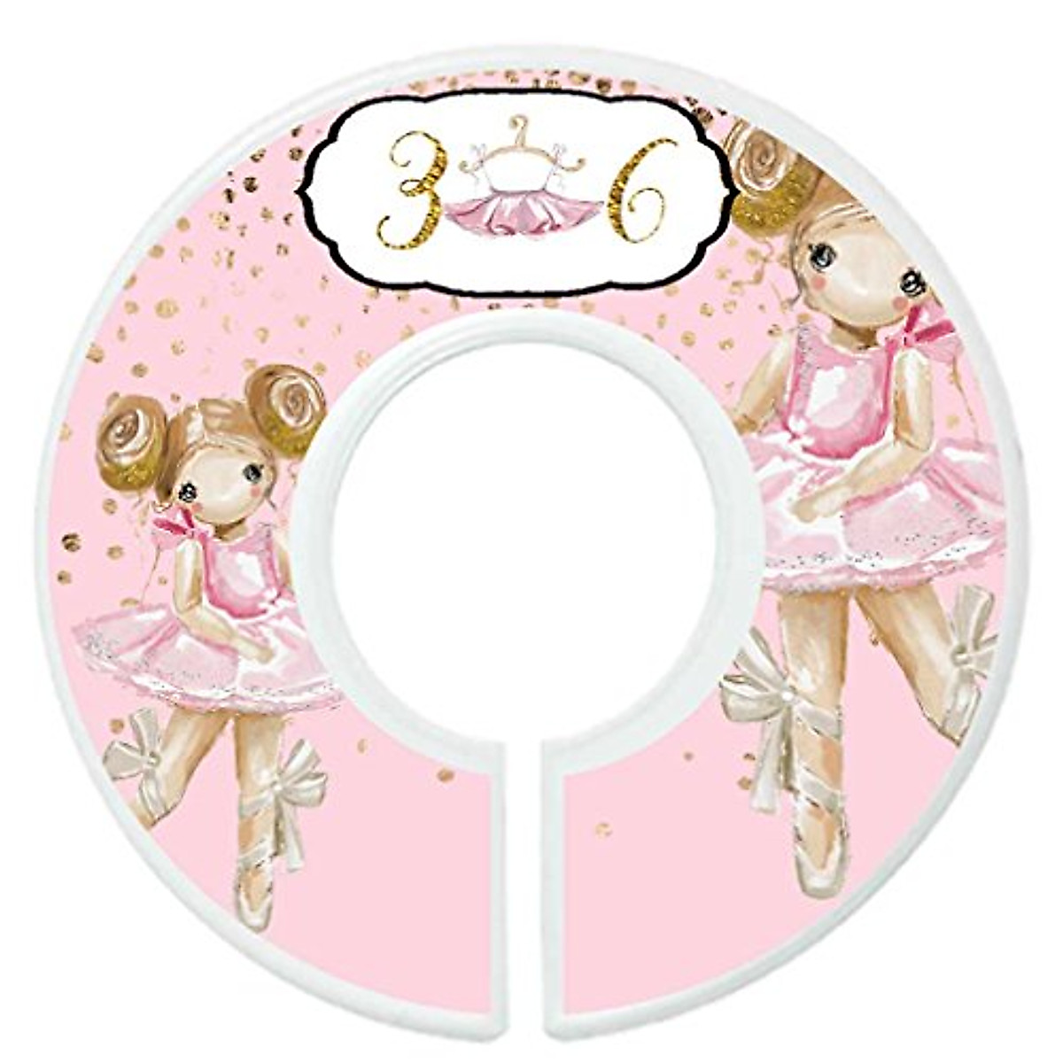 Mumsy Goose Nursery Closet Dividers Closet Organizers Baby Girl Clothes Dividers Ballerina