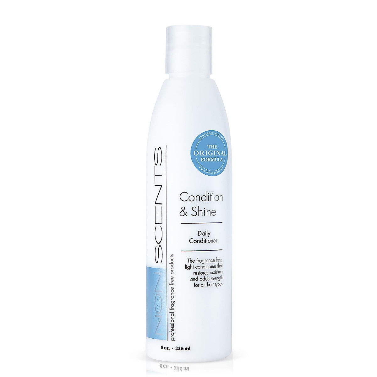 Nonscents Original Formula Natural Conditioner for Dry Hair, Cleansing for Women & Men, Cruelty-Free & Sulfate-Free Unscented, Made in USA