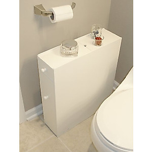 Proman Products Bathroom Floor Cabinet Wood in Pure White (Model: ZLMN46001)