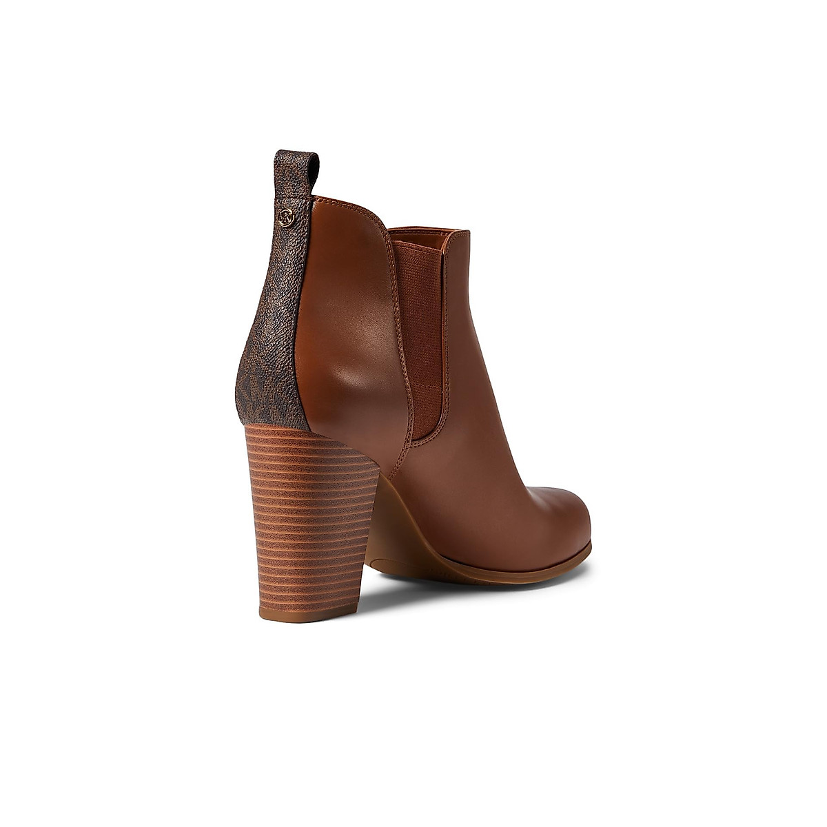 Michael Kors Evaline Heeled Bootie Luggage 7 M