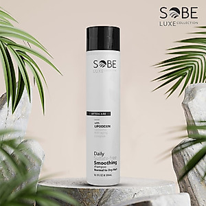 SOBE LUXE - Smoothing Shampoo for All Hair Types, Sulfate Free 10 Oz - Moisturizes, Strengthens, Protects Color and Repair - With Panthenol and Amino Acids
