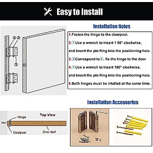 YANBI Living Room Cafe Saloon Swing Doors, Retro Louvered Partition Door, Cowboy Fence Bar Doors with Metal Hinge for Kitchen Toilet Restaurant (Size : W55xH90cm(21 5/8" x35 7/16"))