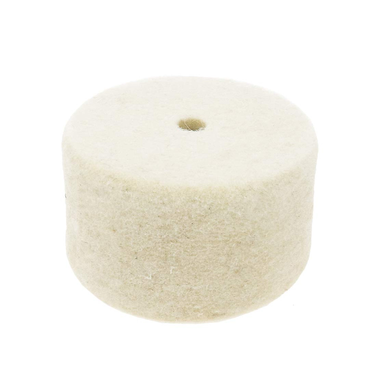 Coshar 2 pcs Wool Felt Pad Drum Pedal Beater Mallet Hammer Head Felts Pads - S1