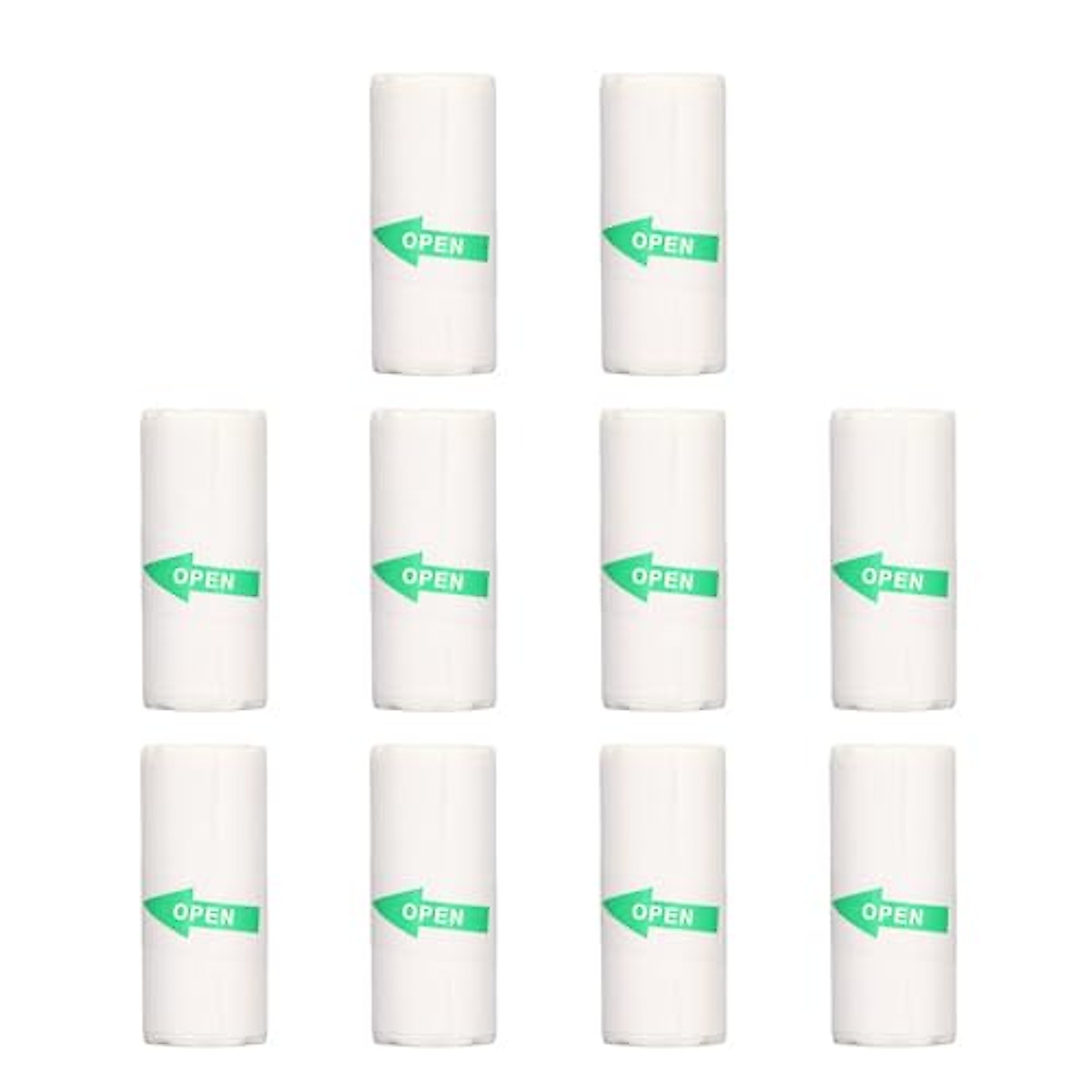 10 Rolls Mini Thermal Printer Sticker Paper,Photo Printer Thermal Paper Rolls Instant Camera Refill Paper, Mini Printer Sticker Paper 57 X 25mm,Mini Sticker Receipt Printer Paper