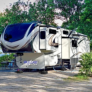 BULLKE (USA Made) Trailer Jack Block Stand Tested up to 18,000 lbs Stabilizing Pads | Strongest Blocks for RV 5th Wheel Camper, Post, Foot, Tongue Jack, or Stabilizer Round