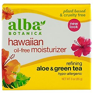 Alba Botanica Refining Aloe and Green Tea Hawaiian Oil-Free Moisturizer, 3 Ounce