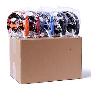 Keewonda Bulk Headphones Classroom Kids Headsets 10 Pack Students School Multi Color Headphones in Bulk KW-X10 Foldable Earbuds for Computer Lab Library Hospital MuseumsTesting Centers Hotels