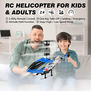 Cheerwing U12 Mini Remote Control Helicopter & UD1601 30KM/H High Speed RC Drift Car for Kids and Adults