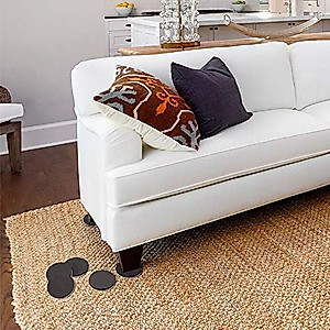 Furniture Sliders, 20pcs-3 1/2” Felt Furniture Sliders for Carpet, Furniture Pads Hardwoods Floors, Heavy Furniture Movers Sliders, Reusable Furniture Moving Pads, Floor Protectors for Carpet