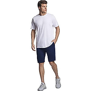 Russell Athletic mens Performance Cotton Short Sleeve T-Shirt, white, L
