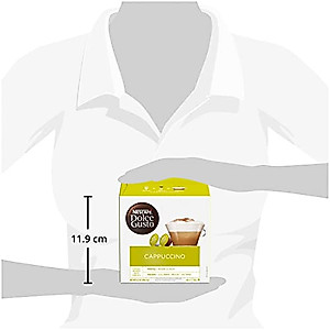 Dolce Gusto Nescafe Coffee Pods, Cappuccino, 16 capsules (Pack of 3)