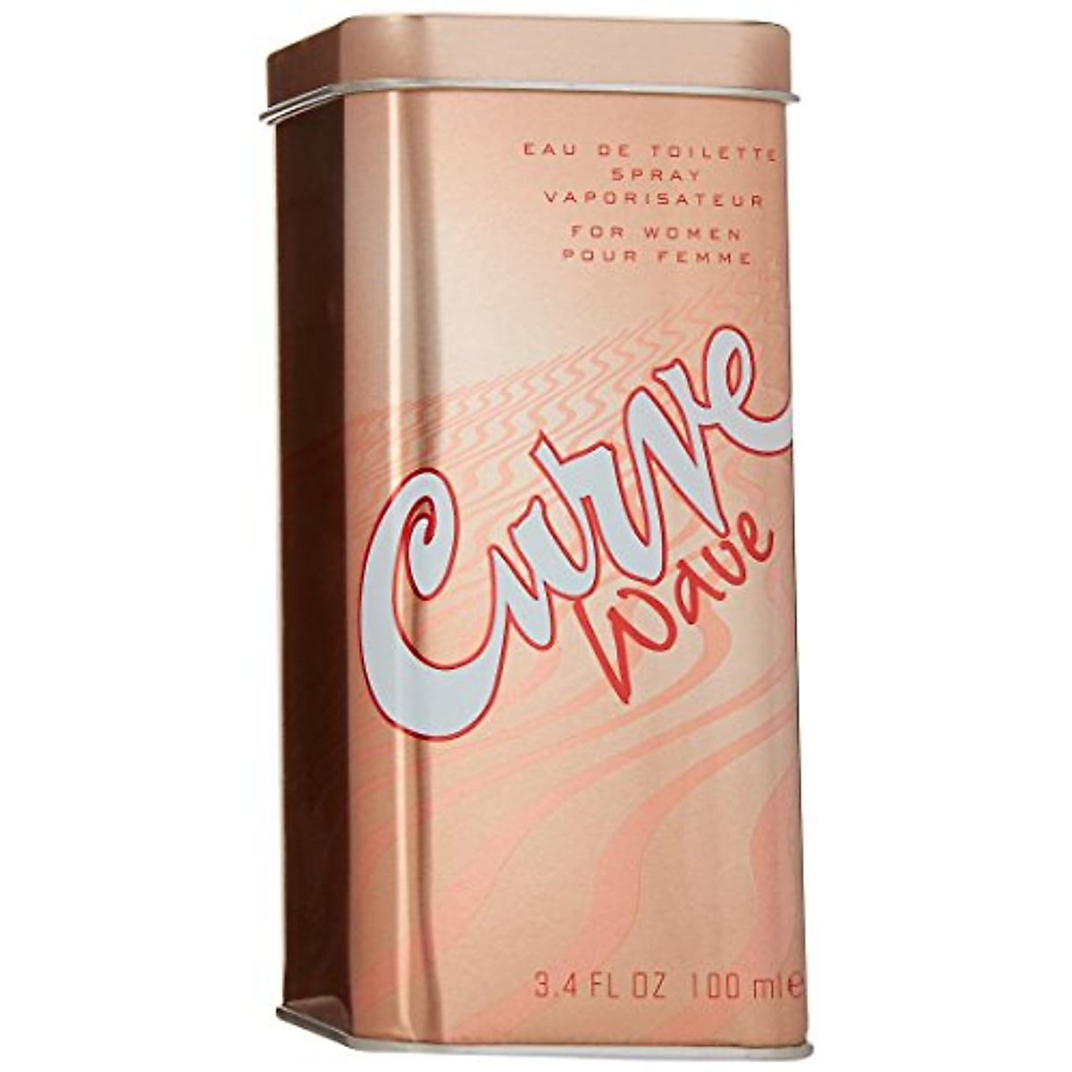 Curve Women's Perfume, Eau De Toilette Spray, Curve Wave, 3.4 Fl Oz