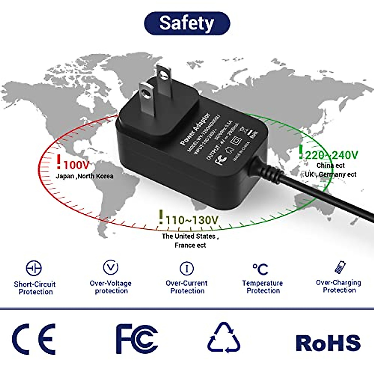 for Wahl Shaver Charger 4V Wahl Magic Clipper Charger Wahl 8148/8164/8504/8591 7367, 7357, 7029, 7060, 7035, 7339, 7356, 4000, Compatible with Wahl 5-Star Magic Clipper Cordless Shavers Trimmer
