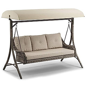 Garden Winds Replacement Canopy Top Cover for The Lakewood Swing Model 18S6072Y-V, RVS415Y - Will NOT FIT Any Other Model