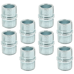 Luomorgo 8 Pcs 1"/25.4mm Wire Shelf Connectors, Metal Rack Connector Pole Connector for Storage Shelf Wire Shelving Unit Replacement Parts