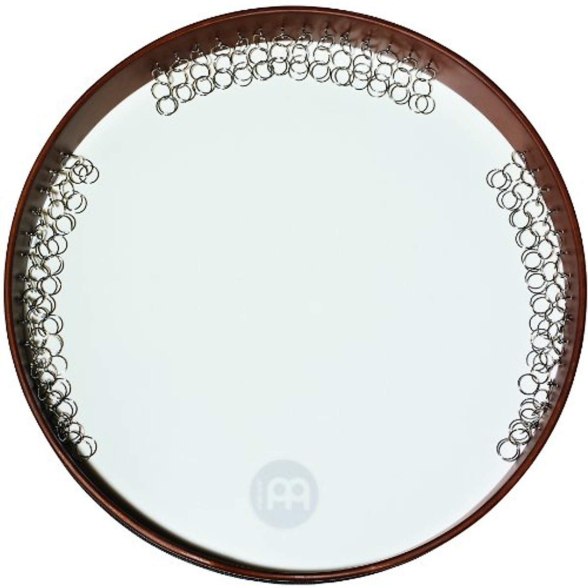 Meinl, 20 inches Frame Drum with Metal Rings, DAF-NOT Made in China-Coated Synthetic Head, Antique Brown Finish, 2-Year Warranty, 20" Diameter (FD20D-TF)