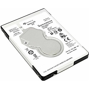 Seagate 2TB HDD SATA 5400rpm 6.4 cm 2.5 Inch 7 mm Height 128 Mb Cache BLK