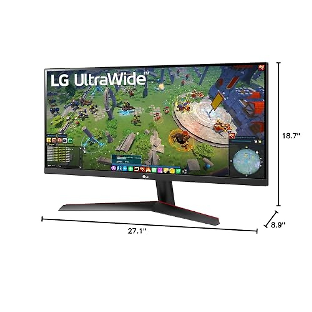 LG 29WP60G-B 29" HDR UltraWide FHD FreeSync Monitor with an Additional 1 Year Coverage by Epic Protect (2020)