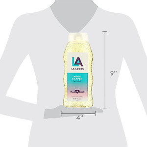 L.A. Looks Mega Shaper Hair Gel - Hold 9 Level - 20 Oz (567g)