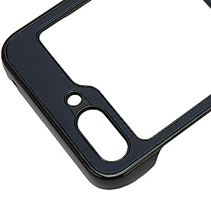 Shockproof Wear Resistant Phone Case for Samsung Galaxy Z fold 5 Case, Synthetic Leather Flip Phone Cover for Samsung Fold 5 (Two Color Blue Cowhide Grain)