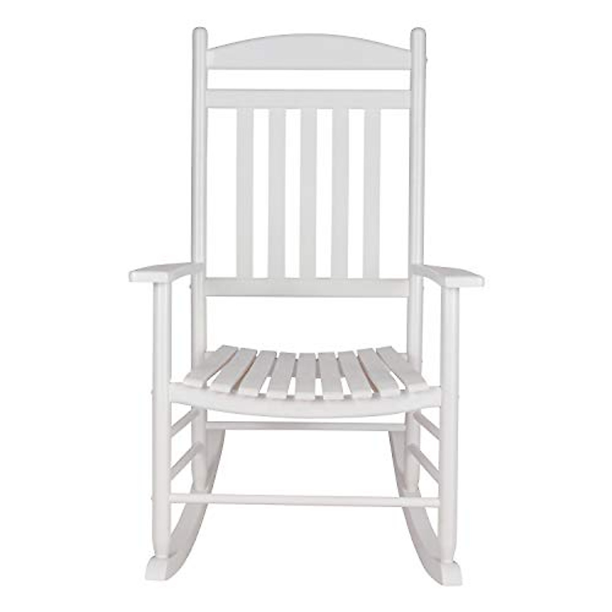 Shine Company 4331WT Maine Outdoor Patio Rocking Chair, White
